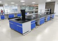 China Science Wood Lab Furniture Bench All Steel Frame For Chemical Laboratory for sale