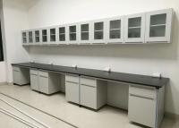 China Steel / Wood Frame School Lab Furniture Workbench Equipment With Silent Sliding Rail for sale