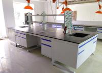 China Epoxy Resin Top Chemistry Lab Bench Furniture Anti High Temperature for sale