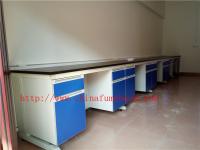 China Scratch / Corrrosion / Acid / Alkali -Resistant Chemistry Lab Furniture With Sink And Faucet , Science Lab Workstations for sale