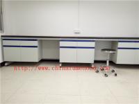 China Scratch / Corrrosion / Acid / Alkali -Resistant Chemistry Lab Furniture With Sink And Faucet , Science Lab Workstations for sale
