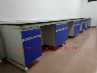 China Resistance TO Acid / Alkali Chemistry Lab Cabinets and Countertops Furniture for inspection / publi bureau laboratory for sale