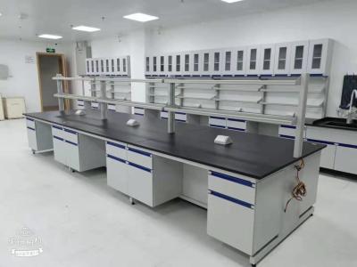 China Durable Anti Alkali Chemistry Lab Furniture / Science Lab Benches for sale
