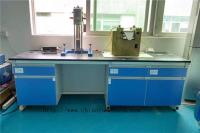China Aluminium Alloy Handle Chemical Lab Furniture , Blue 3000 mm Length Phenolic Wood Lab Furniture for sale
