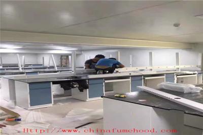 China Full Steel Lab Furniture Chemistry Laboratory Table 3 Years Guarantee for sale
