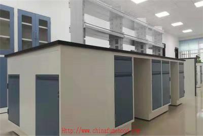 China White L* 750 Mm Depth Chemistry Lab Systems Furniture Strong Corrosion Resistance for sale