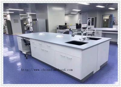 China Chemical - Resistance Lab Bench Furniture Adjustable Shelf Beared Above 800 Kg for sale