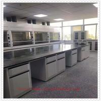 China Fireproof Laboratory Workbench Furniture / Chemical Resistant Lab Tables for sale