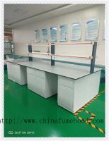 China Customized Size Lab Island Bench Anti - Aging High Temperature Resistant for sale