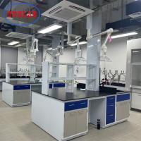 China Professional Durable All Steel Material Good Acid And Alkali Resistance Lab Benches And Cabinets for sale