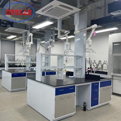 China Professional Durable All Steel Material Good Acid And Alkali Resistance Lab Benches And Cabinets for sale