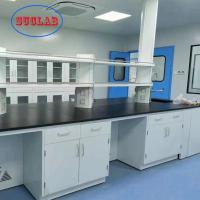 China Professional Durable All Steel Material Good Acid And Alkali Resistance Lab Benches And Cabinets for sale