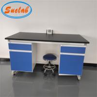 China Practical School Modular Laboratory Benches , Alkali Resistant Science Lab Desk for sale