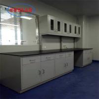China College Epoxy Resin Chemistry Lab Furniture Floor Mounted Steel Material for sale
