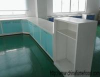 China 1.5*3*0.85m Steel Lab Furniture With Drawers For Science Projects Experiments for sale