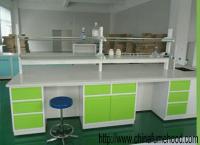 China 1.5*3*0.85m Steel Lab Furniture With Drawers For Science Projects Experiments for sale