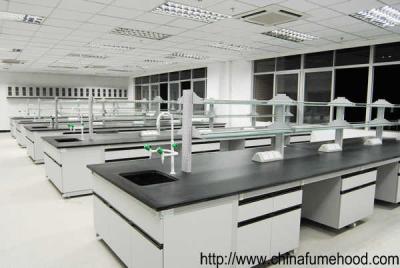 China Full Steel Structure Chemical Resistant Lab Tables With Fittings For College for sale