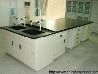 China Full Steel Structure Chemical Resistant Lab Tables With Fittings For College for sale