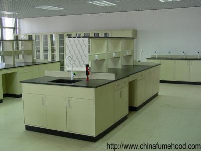 China Heat Resistant Steel Lab Furniture Non - Glare Finish Workbench 1.5m Width for sale