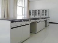 China Lab Work Table With Sink Unit For Educational Institutions and Testing Center Steel Lab Furniture for sale