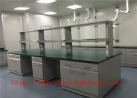China Full Steel Chemistry Lab Tables 12.7mm Solid Worktops SGS Certified for sale