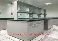 China Full Steel Chemistry Lab Tables 12.7mm Solid Worktops SGS Certified for sale