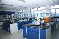 China Cold Rolled Steel Lab Furniture Island Bench Smooth Frame 3000*1500*850mm for sale