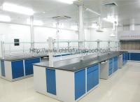 China Customized Color Steel Lab Furniture , Epoxy Resin Tops Lab Tables Work Benches for sale