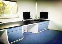 China Multiscene Lab Workbench With Drawers Durable Corrosion Resistant for sale