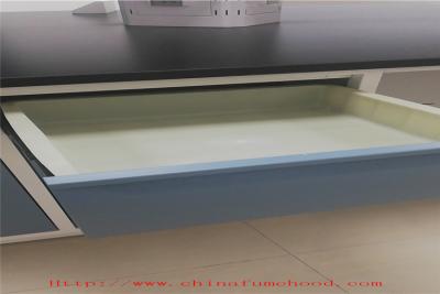 China OHSAS H - Frame White Steel Lab Furniture  /  Chemistry Lab Cabinets for sale