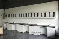 China Durable Modular Chemistry Lab Bench Chemical Resistant Full Steel for sale