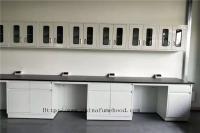 China School Rustproof Lab Island Bench , Durable Laboratory Cabinets And Countertops for sale