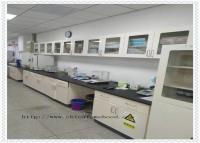 China Capacity Above 500kg Full Steel Lab Furniture / Metal Workshop Bench With Reagent Rack for sale