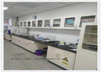 China Capacity Above 500kg Full Steel Lab Furniture / Metal Workshop Bench With Reagent Rack for sale