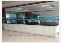 China Capacity Above 500kg Full Steel Lab Furniture / Metal Workshop Bench With Reagent Rack for sale