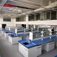 China Best Price Alkali Resistant Standard Size Chemistry Lab Furnitures  Lab Work Benches With Shelves for sale