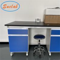 China Customized Made Blue Chemical Resistance Lab Bench Chemistry lab furniture Manufacturers for sale
