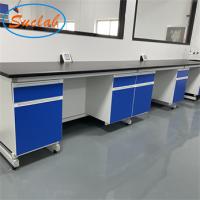 China OEM Manufacture Hospital Lab Bench Phenolic Lab Tables Workbenches Manufacturers for sale