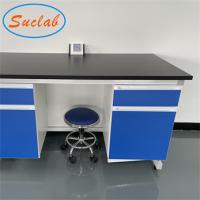 China Best Quality OEM Lab Bench Blue/ Grey white Chemical Resistant Lab Furniture Design for sale