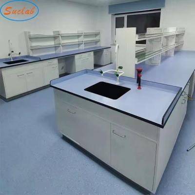 China 2026 Newest Design  Customized Made Size  Lab Bench Strongest Chemical Resistant Steel Laboratory Furniture Manufacturer for sale