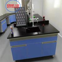 China Customized Blue White Steel And Wood Chemistry Lab Furniture Laboratory Workench Manufacturers for sale