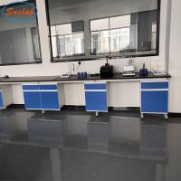 China Hospital Waterproof Chemistry Lab Workbench Anti Corrosion Durable for sale