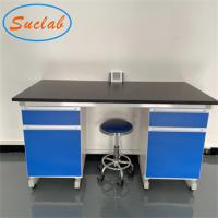 China ISO9001 Antirust Laboratory Workbench Furniture , Steel Wood Engineering Lab Benches for sale