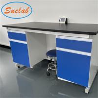 China ISO9001 Antirust Laboratory Workbench Furniture , Steel Wood Engineering Lab Benches for sale