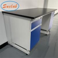 China ISO9001 Antirust Laboratory Workbench Furniture , Steel Wood Engineering Lab Benches for sale