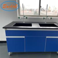 China Durable Laboratory Work Benches Alkali Resistant With PP Sink And Faucet for sale