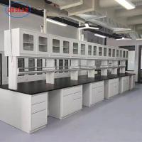 China Promotion Full Steel Material Good Corrosion Resistance Laboratory Workbench with Drawers and Doors for sale