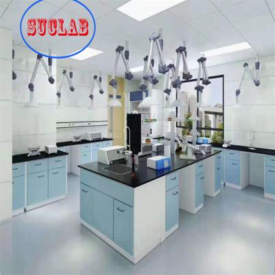 China Wholesale Strict Checked Clean room Floor Mounted Multi-Purpose Chemical Island Lab Bench Table for sale