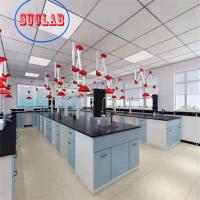 China Wholesale Strict Checked Clean room Floor Mounted Multi-Purpose Chemical Island Lab Bench Table for sale