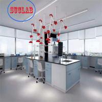 China Wholesale Strict Checked Clean room Floor Mounted Multi-Purpose Chemical Island Lab Bench Table for sale